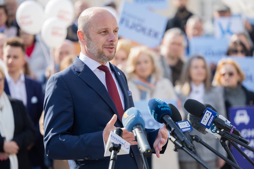 Konrad Fijołek podsumował kampanię prezydencką w Rzeszowie Konrad Fijołek podsumował kampanię prezydencką w Rzeszowie
